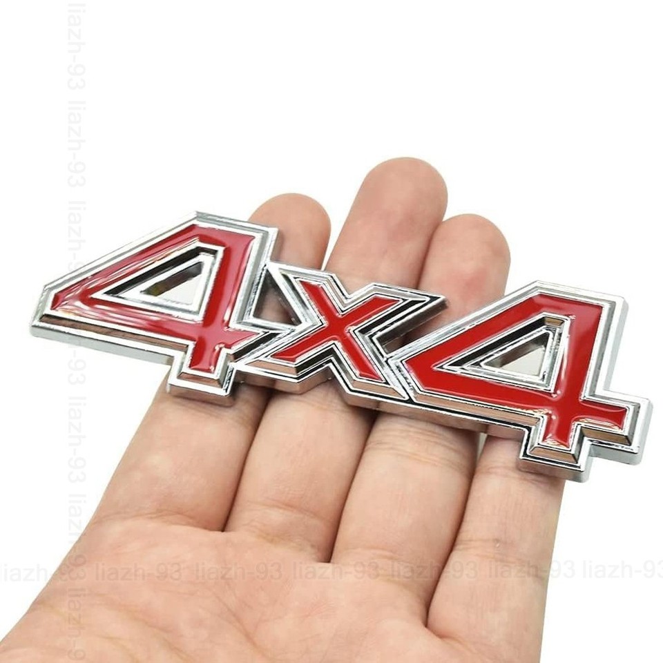 2pcs Metal 4X4 Logo Sticker Emblem Badge Decal Decor Car Exterior ...