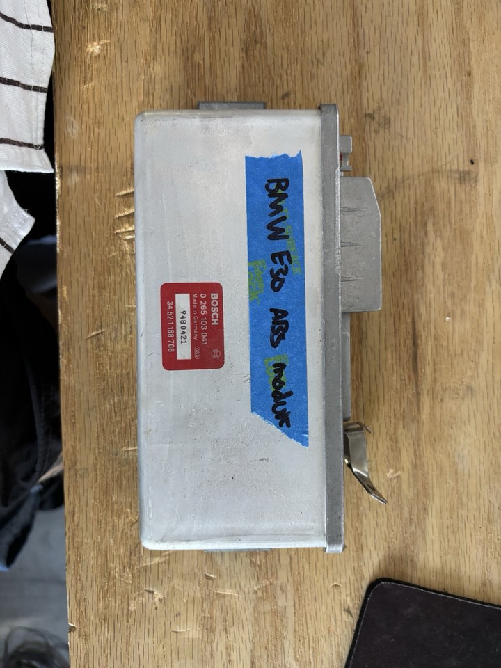 85-91 BMW 3 Series E30 BOSCH ABS Control Unit Module 0265103041 OEM ...