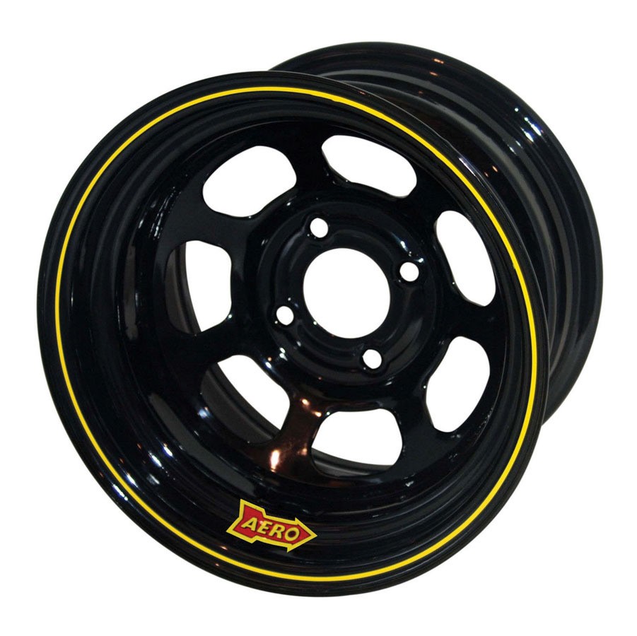 Aero Race ARW30-174220 Powder Coated Black Steel 13 Inch Wheel Rim 4x4 ...