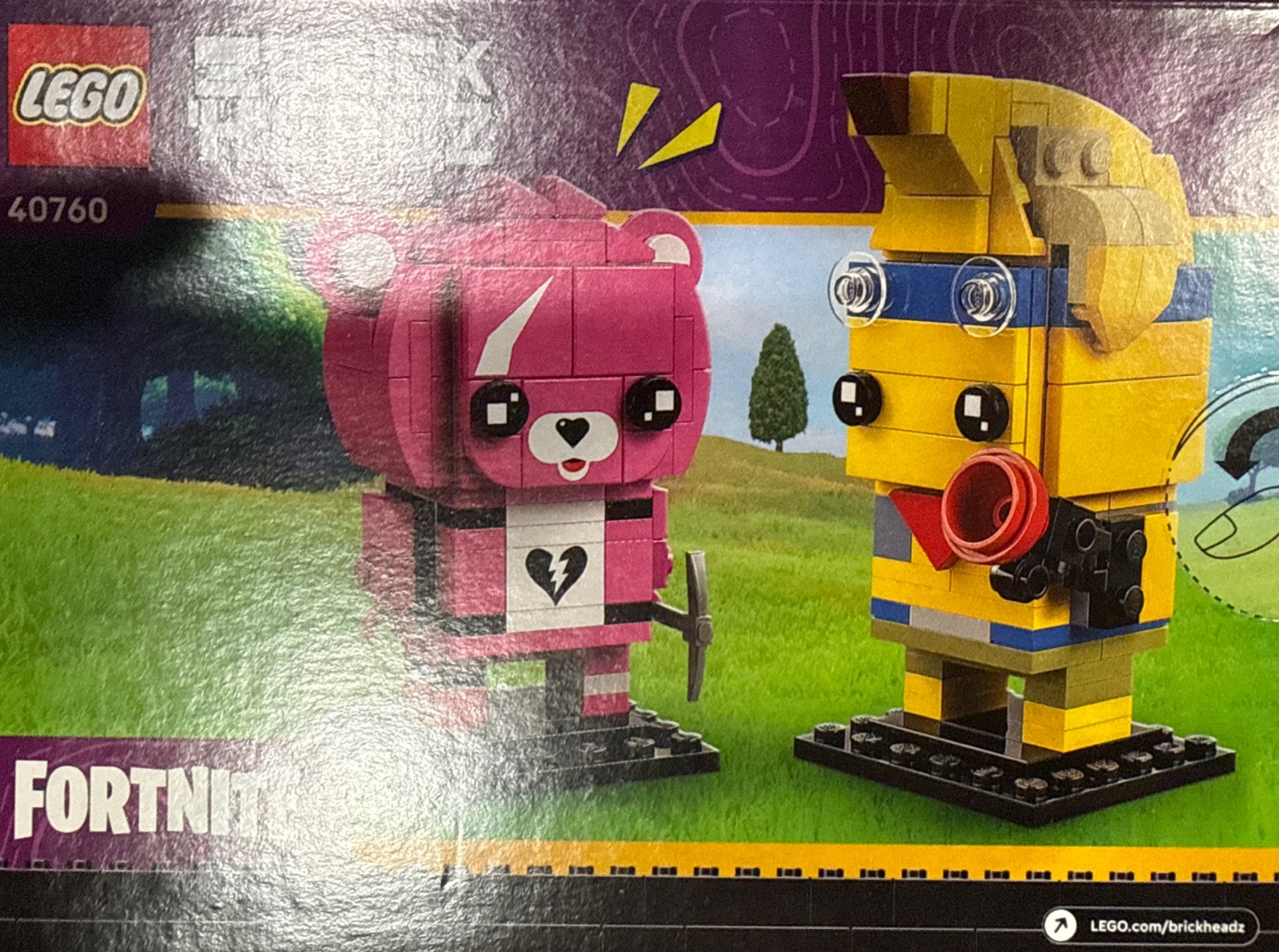 LEGO Fortnite Brick Headz Adventure Peely & Cuddle Team Leader 40760 ...