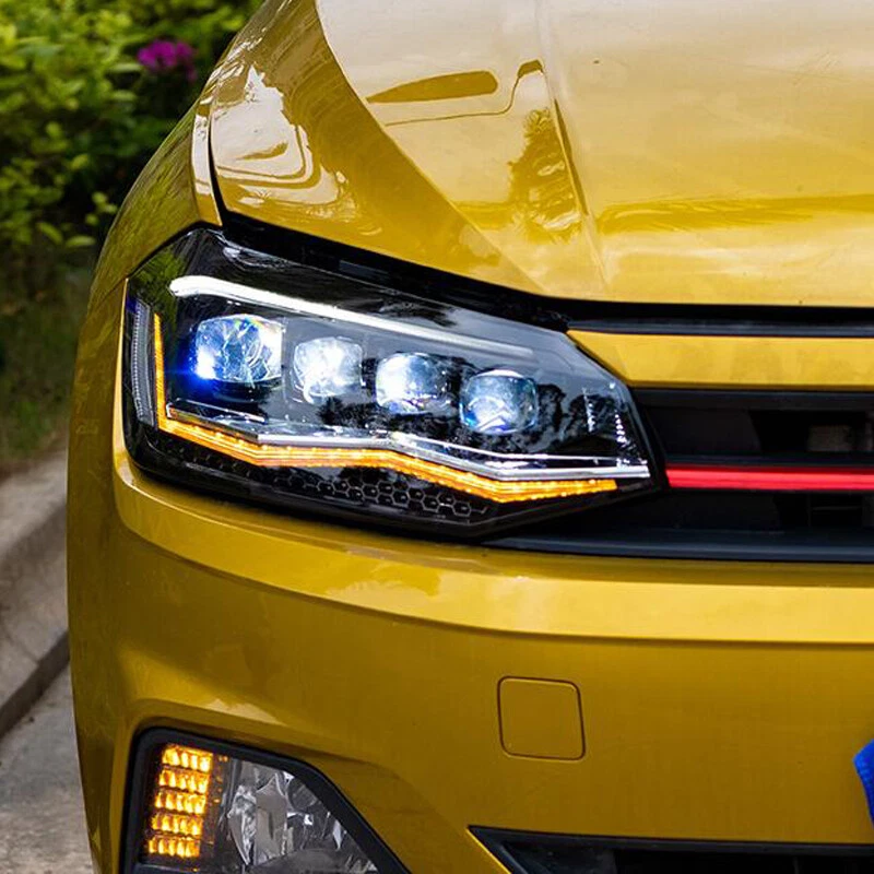 Volkswagen Polo Headlights Modified