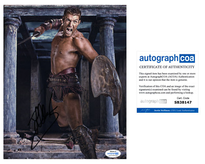 Liam McIntyre signed photo 8x10 exact proof ACOA autographed Spartacus ...