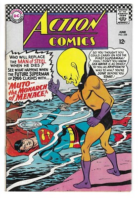 ACTION COMICS #338 --- MUTO MONARCH OF MENACE! CURT SWAN! DC! 1966! VF ...