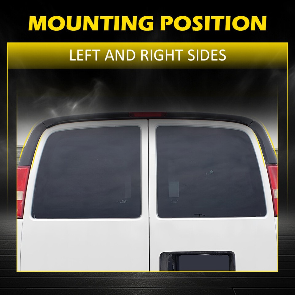 Rear Exterior RH+LH Side Molding Applique For Chevy Express GMC Savana ...