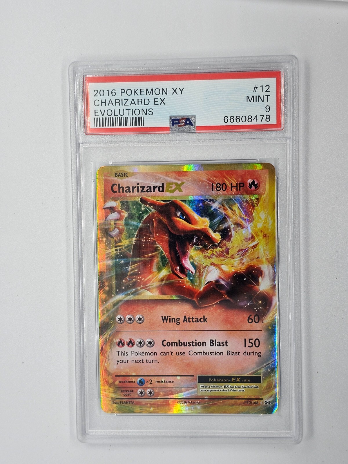 Charizard EX 2016 Pokemon XY Evolutions Rare 12/108 PSA 9 | eBay