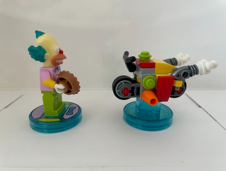 LEGO 71227 Dimensions Fun Pack Krusty Clown Minifigure Fig Bike the ...