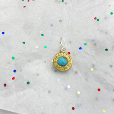Arizona Turquoise Chunk Bullet Necklace .308 Caliber Winchester 3 | eBay