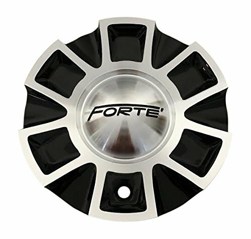 Forte Wheels C-254-2 Black and Machined Wheel Center Cap | eBay