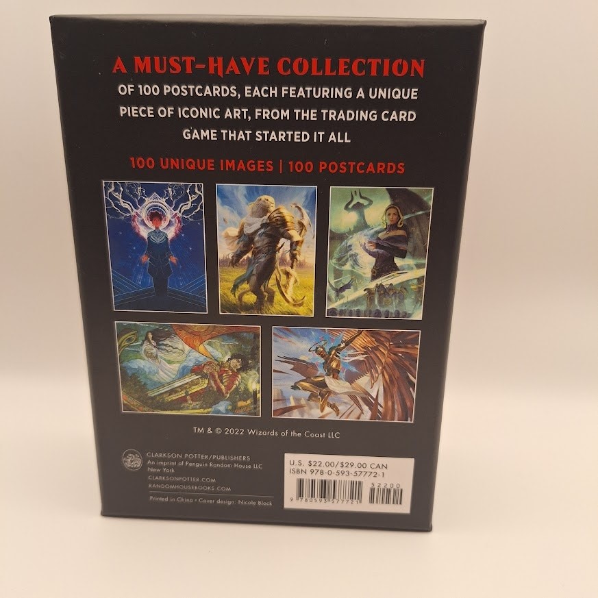 Magic The Gathering Masterworks of Magic Art Postcard Set 100ct New ...