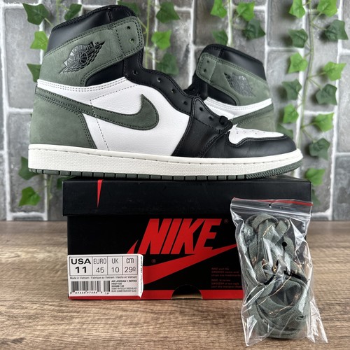 Size 11 - Air Jordan 1 Retro High Clay Green 2018 555088-135 VNDS ...