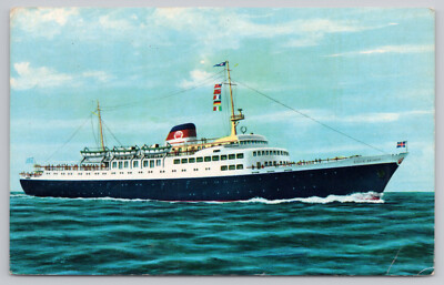 SS Stella Solaris Cruise Ship Ocean Liner Sun Line Postcard 1963 | eBay