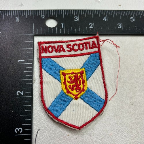 Vintage NOVA SCOTIA Flag Theme Canada Patch Crest Emblem (Travel ...