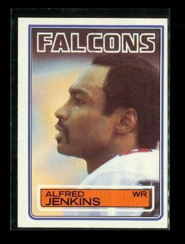 Vintage 1983 TOPPS Football Trading Card #19 ALFRED JENKINS Atlanta ...