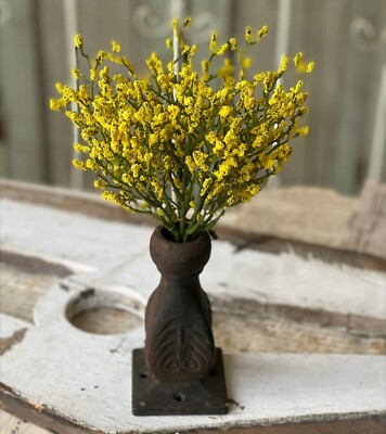 10" Yellow Array Astilbe Floral Pick Decor Accent | eBay