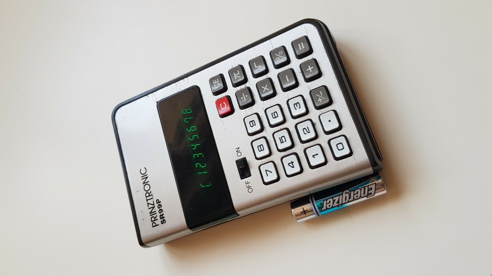 1975 vintage Prinztronic SR99p version 1 VFD CALCULATOR Rare | eBay