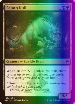 MTG Magic the Gathering Baloth Null (197/267) Masters 25 LP FOIL | eBay