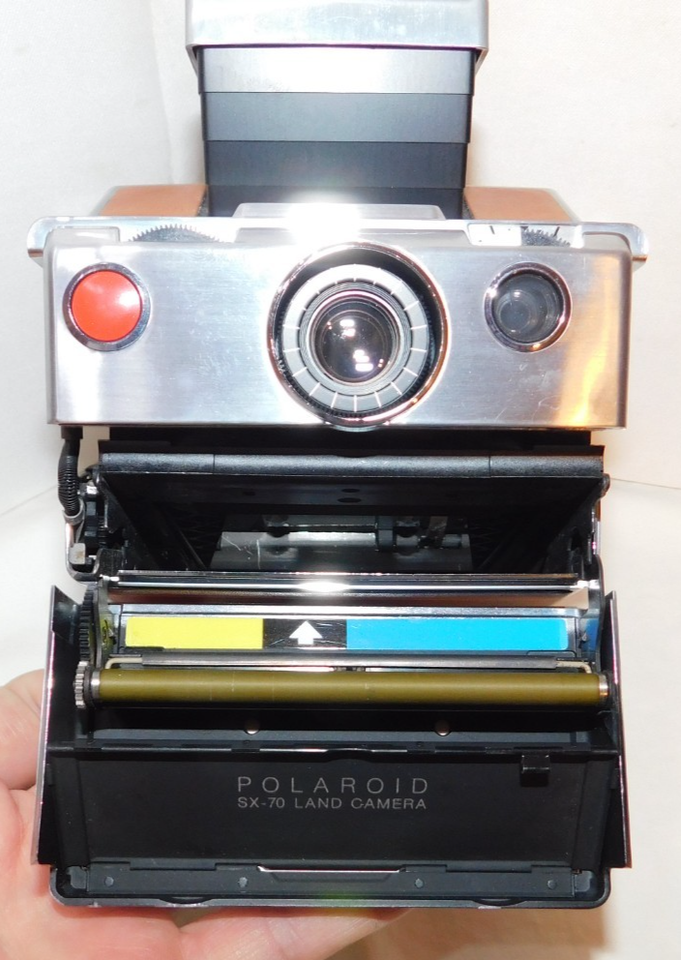 Vintage Polaroid SX-70 Folding Camera with Foam Case MINT UNUSED | eBay