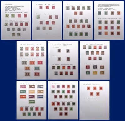 GERMANY: 1869-1923 Wurttemberg - Ex-Old Time Collection - 10 Album Pages | eBay