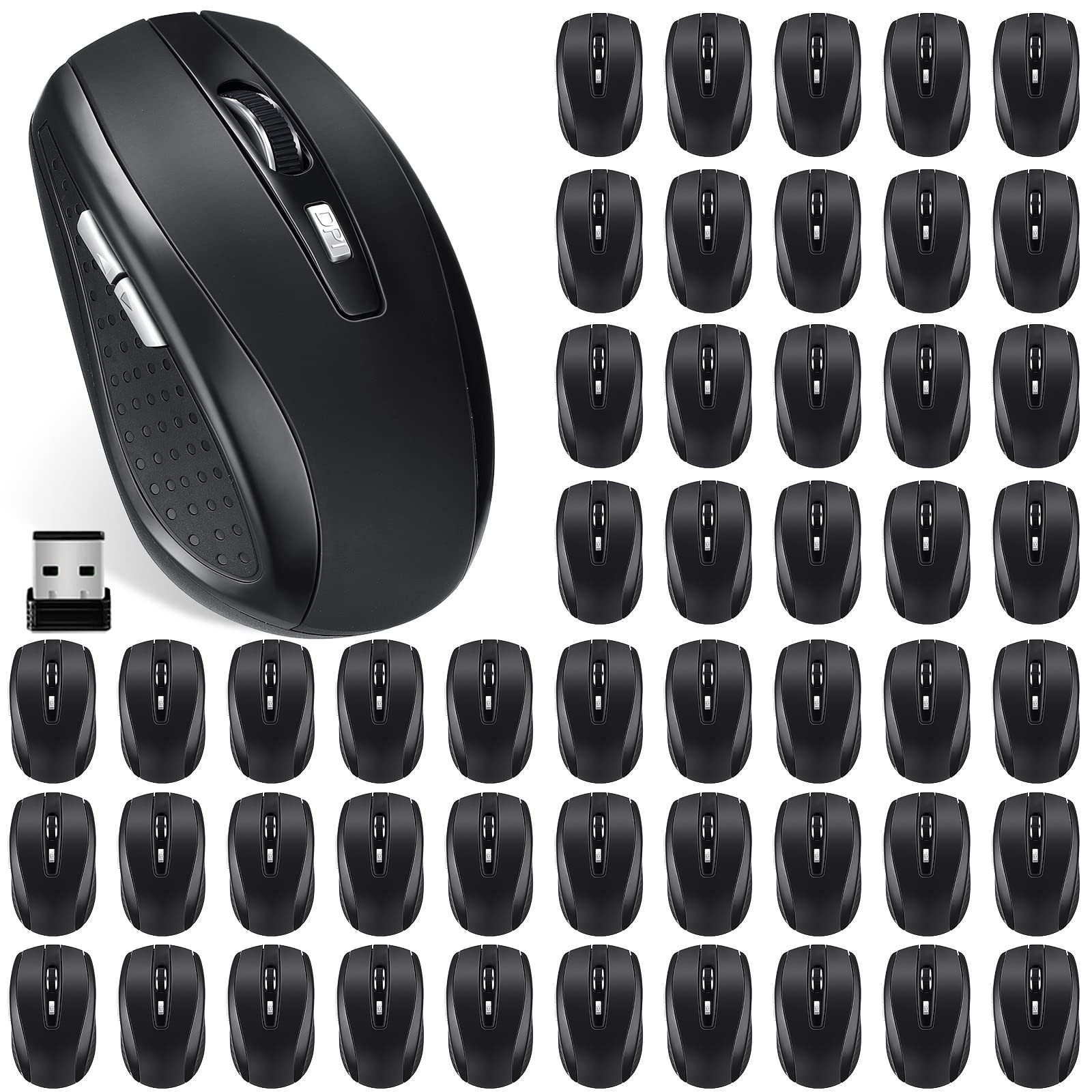 12 Pack Wireless Mouse for Laptop 1200dpi Wireless Computer Mouse Bulk ...