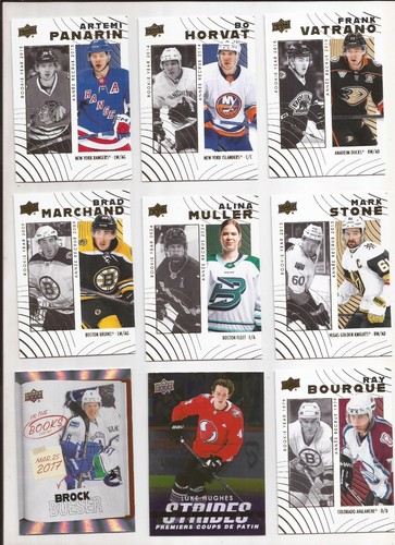 2025 Tim Hortons Rookies lot of 9 BO HORVAT LUKE HUGHES BROCK BOESER | eBay