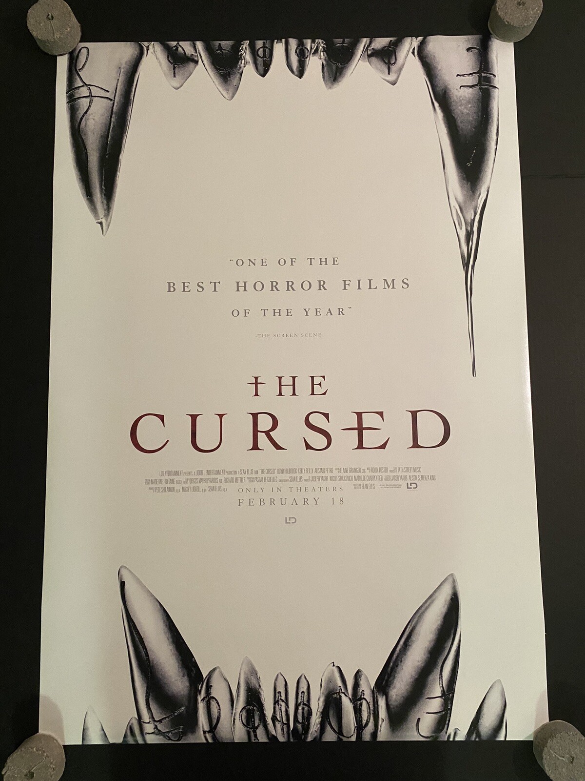 27x40 The Cursed Ds Double Sided Original Movie Poster | eBay
