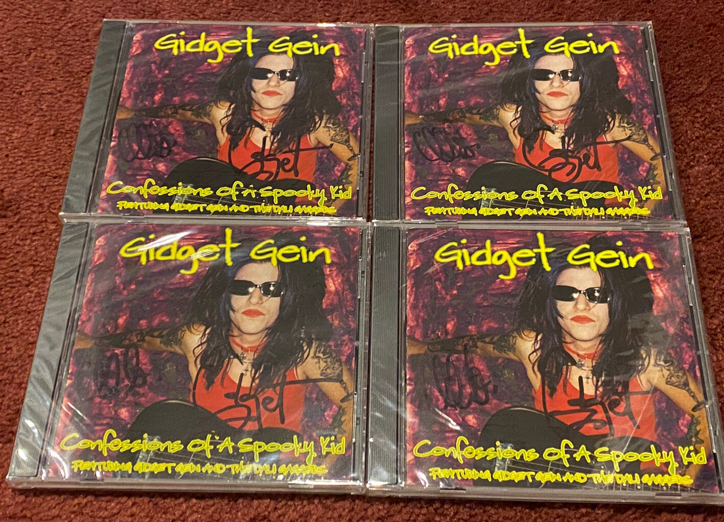 RARE Hand Signed Promo CD Gidget Gein Confessions of a Spooky Kid for ...