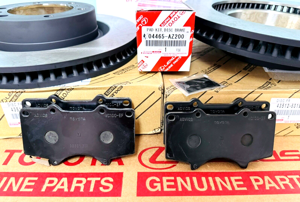 2010-2023 TOYOTA 4RUNNER FRONT BRAKE ROTORS&PADS GENUINE OEM PART | eBay