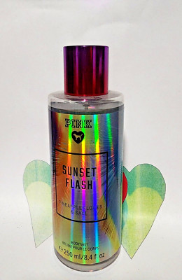 VICTORIA'S SECRET PINK SUNSET FLASH BODY MIST 8.4 fl oz NEW | eBay