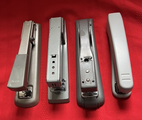 Lot of 4 Vintage Staplers: SwingLine, Ace Fastener, Sears, Speed ...