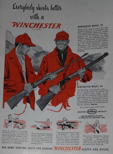Winchester Gun Rifle Magazine Ad Picture Shoot Better 1953 Wall Art ...