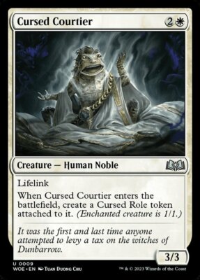 Cursed Courtier - Foil x1 - Wilds of Eldraine - NM-Mint, English ...