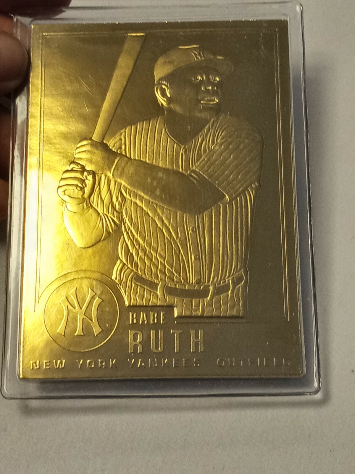 Danbury Mint TM 1996 Babe Ruth 24KT Gold Baseball Card | eBay