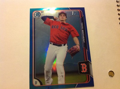Tate Matheny 2015 Bowman Draft Blue Boston Red Sox 21 /150 | eBay