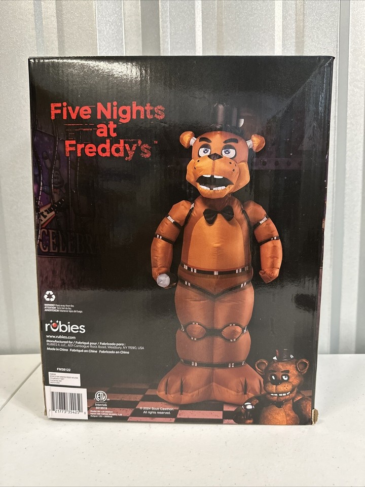 Five Nights At Freddys Inflatable FREDDY 77 in Tall Animated | eBay