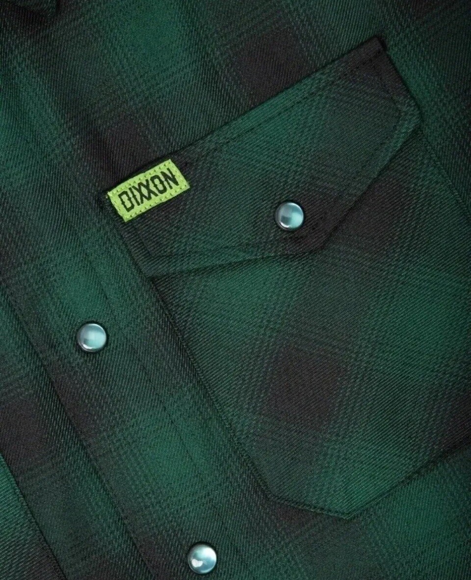 DIXXON FLANNEL MEN’S LARGE "THE ABSINTHE" LONG SLEEVE FLANNEL BNIB SOLD ...