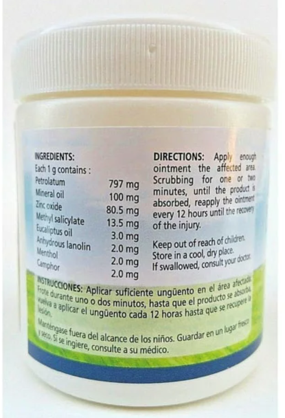 1- BALSAM White Ointment 8.46 oz. BALSAMO BLANCO La Vaquita Alcanfor ...