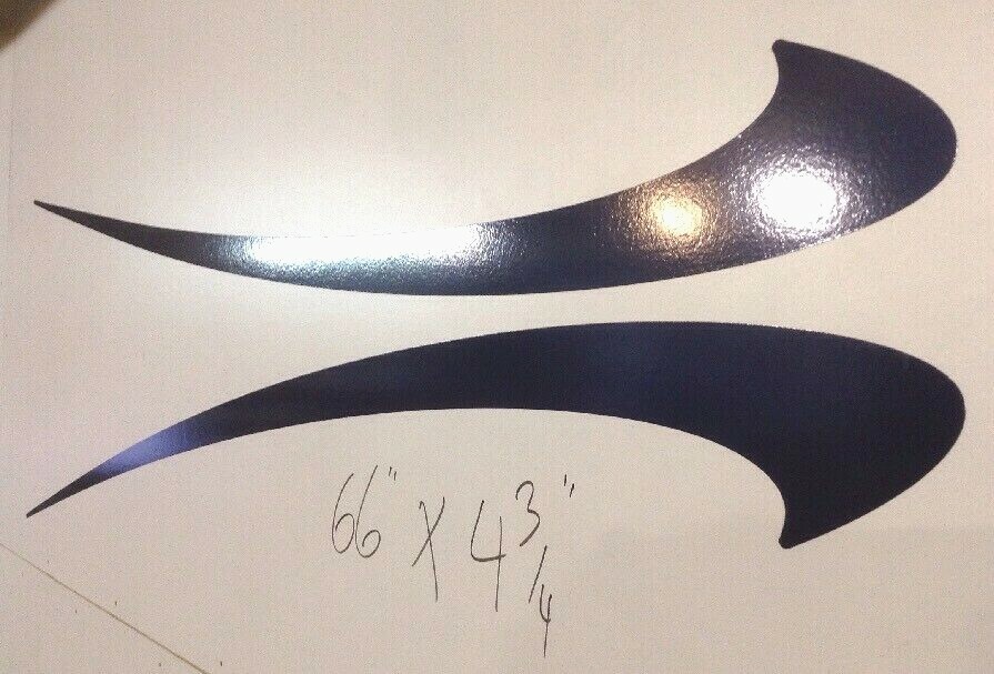 2012 KEYSTONE SUMMERLAND DECALS 66x4.75" RV BLUE SIDE STRIPE SWOOSH L+R ...