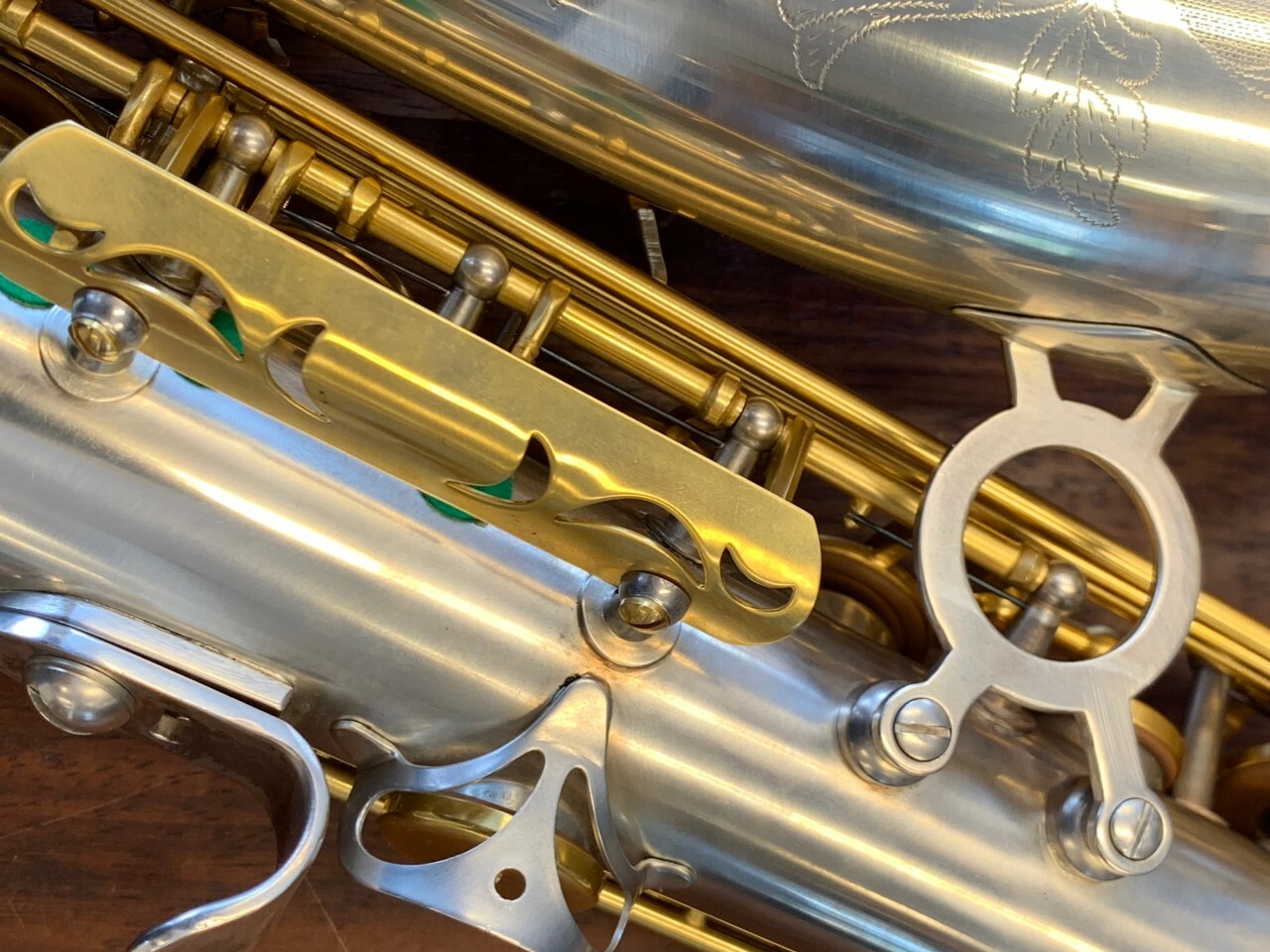Brand New RAMPONE & CAZZANI Alto Saxophone AUG in Silver and Gold ...