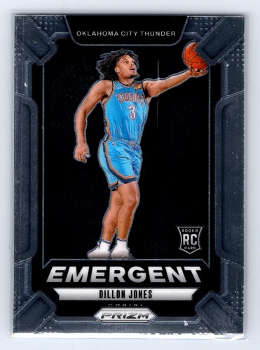 2024-25 Panini Prizm #11 Dillon Jones Emergent Oklahoma City Thunder ...
