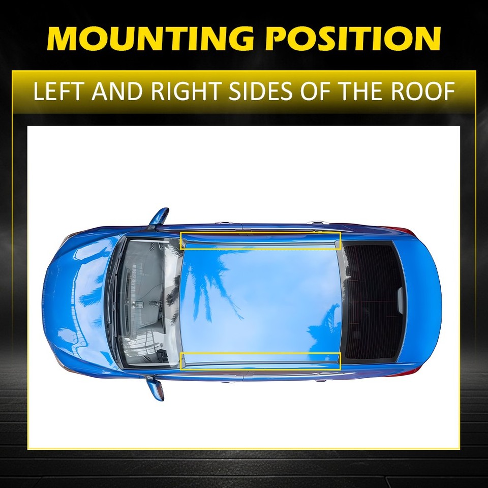 For Honda Civic 2016-21 Front Left Right Roof Molding Trim 74316-TBA ...