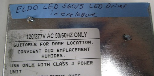 ELDO LED 560/S LED Driver in Enclosure Remote Driver Large 120/277V NEW ...