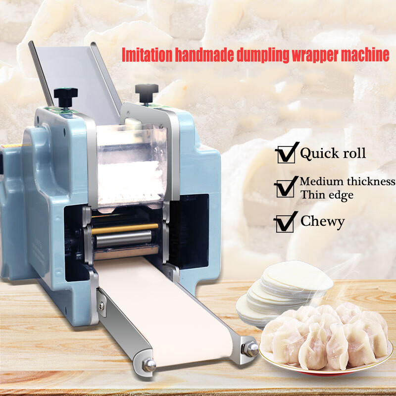 Commercial Wonton Dumplings Machine Dumpling Rolling Automatic Dough ...