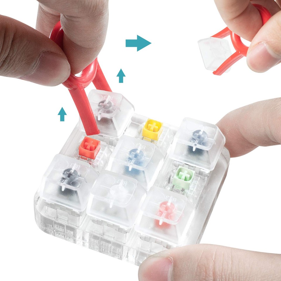 Kailh Box Switch Tester Mechanical Keyboards Retooled Sampler 9-Key ...