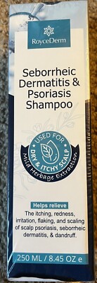 RoyceDerm Seborrheic Dermatitis Treatment Shampoo Psoriasis 8.45oz NEW ...