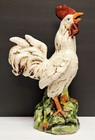 Mark Roberts French Country Farmhouse Porcelain Crackle Rooster Figure ...