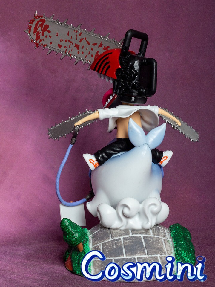 27cm Anime Chainsaw Man Denji Beam Figure Toy PVC Collection Model In ...