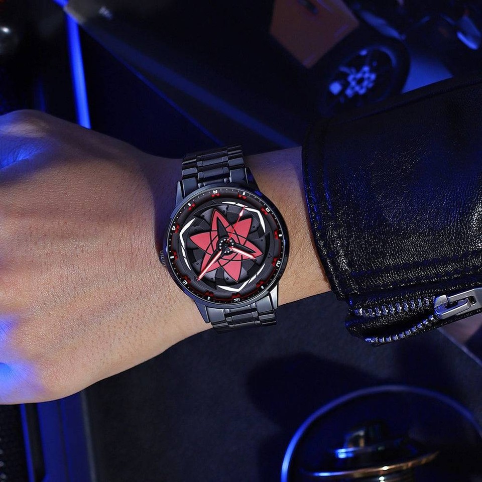 Babusar Naruto Sasuke - Spinning - 3D Anime Watch | eBay