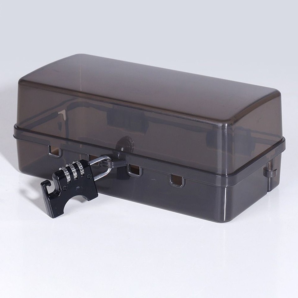Anti-theft Extension Lead Cover Waterproof Cable Management Box Outdoor ...
