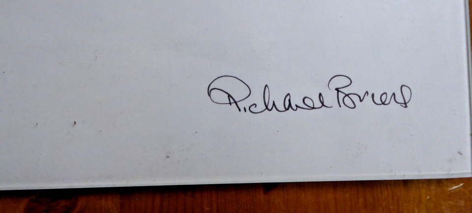 Signed Richard Briers Drawing Self Portrait Caricature Autograph TV ...