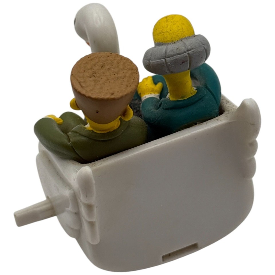 Simpsons Mr. Burns & Smithers Wind-Up Swan Boat Toy Vintage Collectible ...